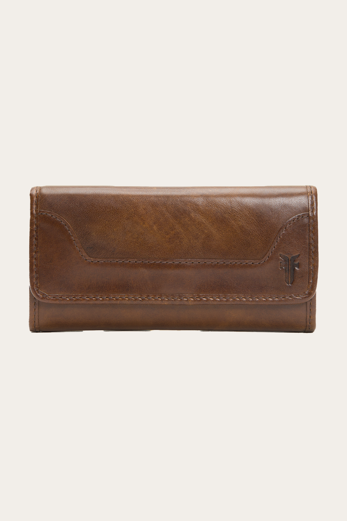 Melissa Dark Brown Wallet | The Frye Company