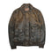 Men’s Brown Beige Nebraska Bomber Leather Jacket | The Frye Company