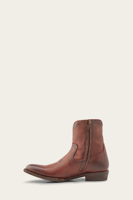 Men's Cognac Austin Inside Zip Boots | The Frye Company