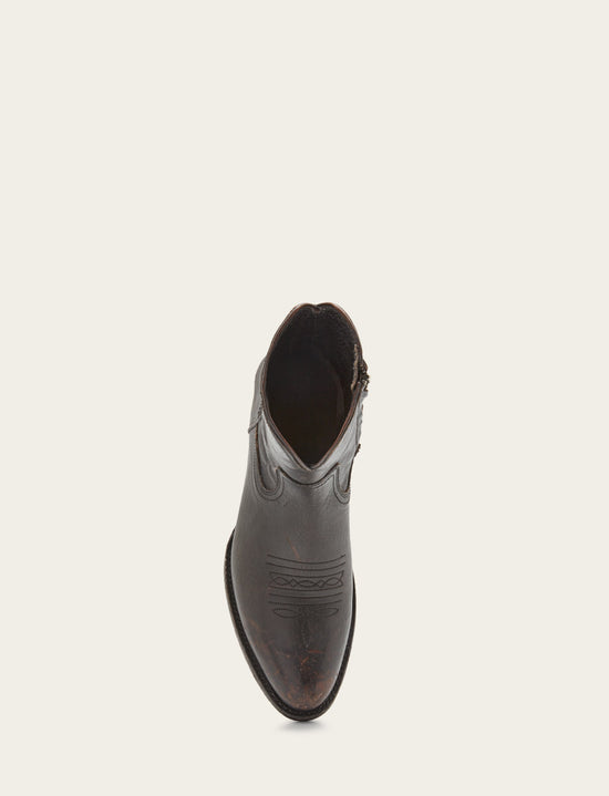 Men’s Antique Black Austin Inside Zip Leather Boots | The Frye Company