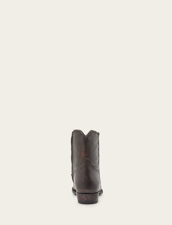 Men’s Antique Black Austin Inside Zip Leather Boots | The Frye Company