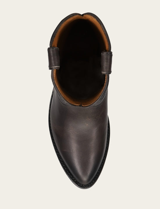Women's Black Graphite Billy Short Leather Bootie | The Frye Company