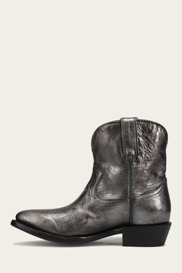 Women's Dark Pewter Billy Short Booties | The Frye Company
