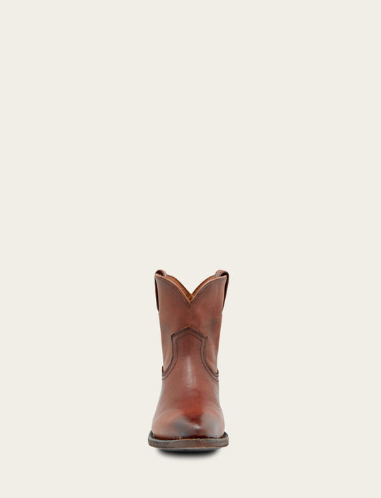 Women’s Cognac Billy Short Leather Booties | The Frye Company