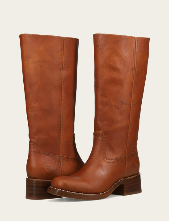 Women's Saddle Campus 14L Wide Calf Boots | The Frye Company