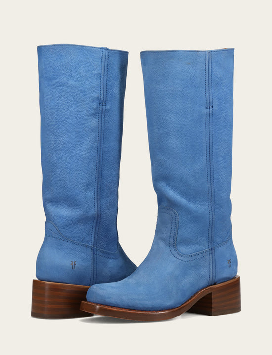 Women’s Royal Blue Campus 14L Tall Boots | The Frye Company