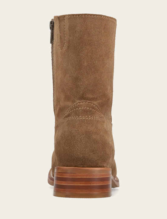 Men's Mushroom Suede Campus Inside Zip Boot | The Frye Company