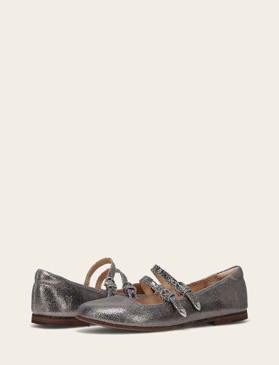 Women’s Gunmetal Carson Multi Mary Jane Flats | The Frye Company
