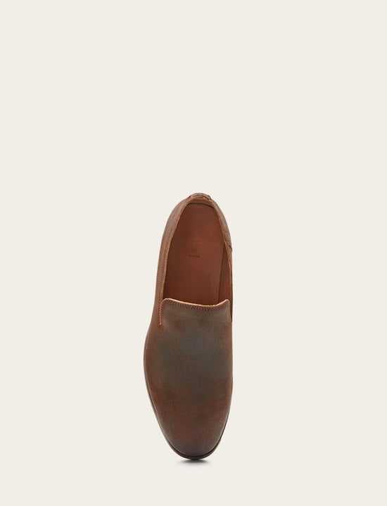 Men's Ginger Suede Chris Venetian Loafers | The Frye Company