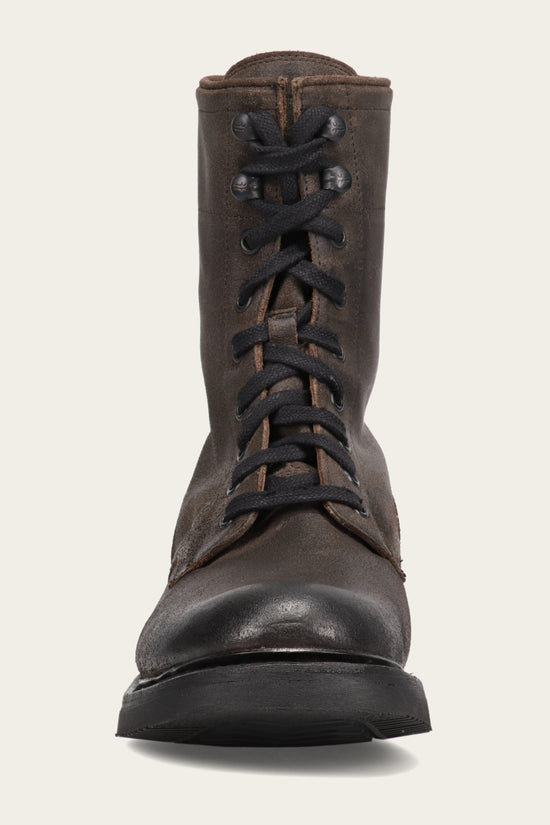 Men's Chocolate Dean Combat Lace Up Boots | The Frye Company