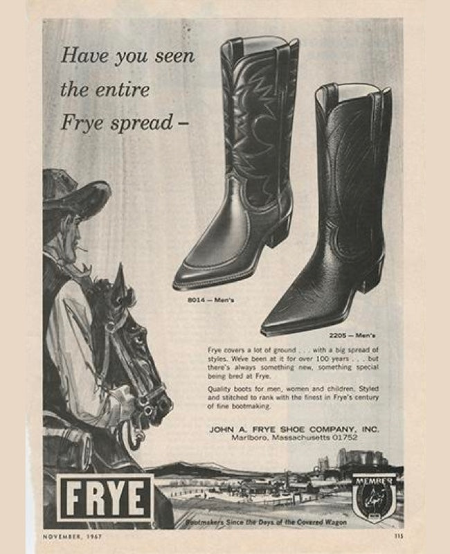 Frye's Company Heritage | Rooted in Craftsmanship Since 1863