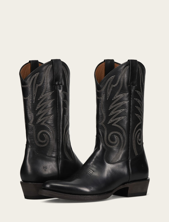 Men's Black Grady Vintage Stitch Western Boots | The Frye Company