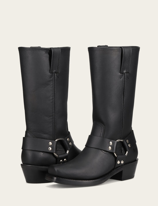 Women's Black Harness 12R Boots | The Frye Company