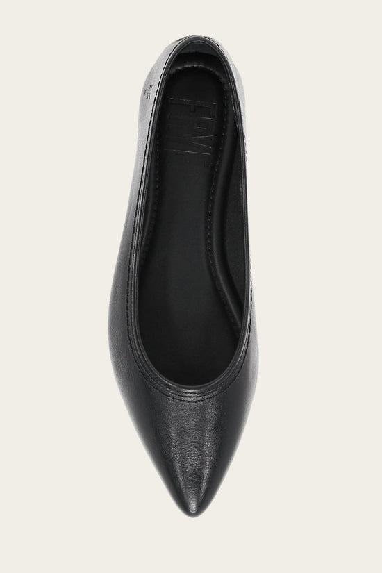 Women's Black Heather Ballet Flats | The Frye Company