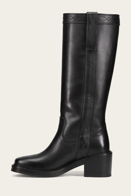 Women's Black Kate Pull On Wide Calf Tall Boots | The Frye Company