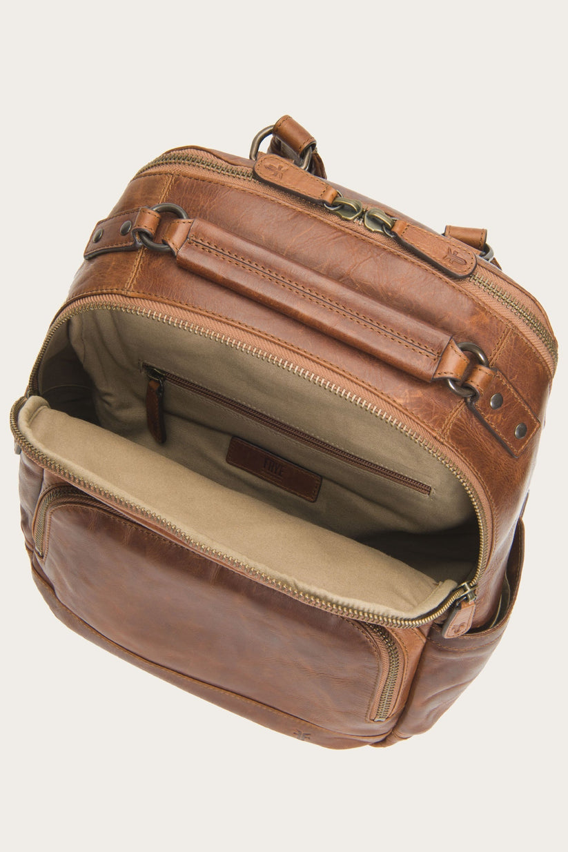 Logan Cognac Backpack | The Frye Company
