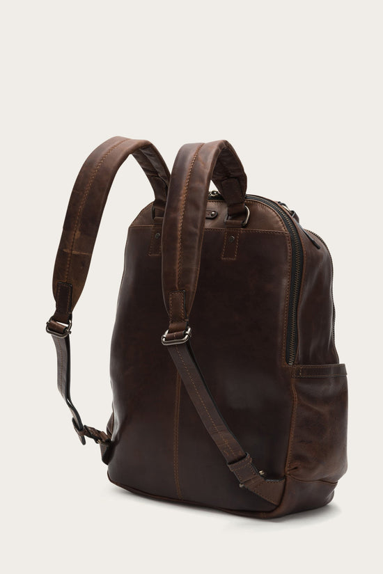 Logan Dark Brown Backpack | The Frye Company