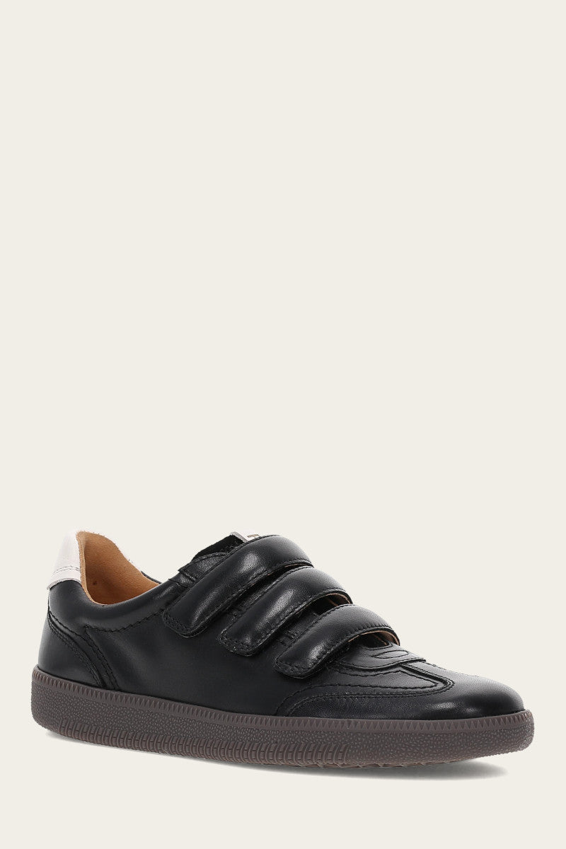 Women's Black Milly 3 Strap Sneakers | The Frye Company