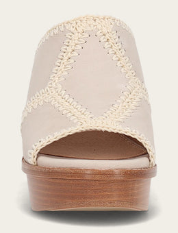 Women's Ivory Pipa Crochet Platform Sandals | The Frye Company