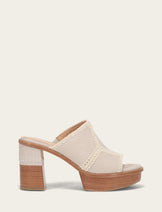 Women's Ivory Pipa Crochet Platform Sandals | The Frye Company