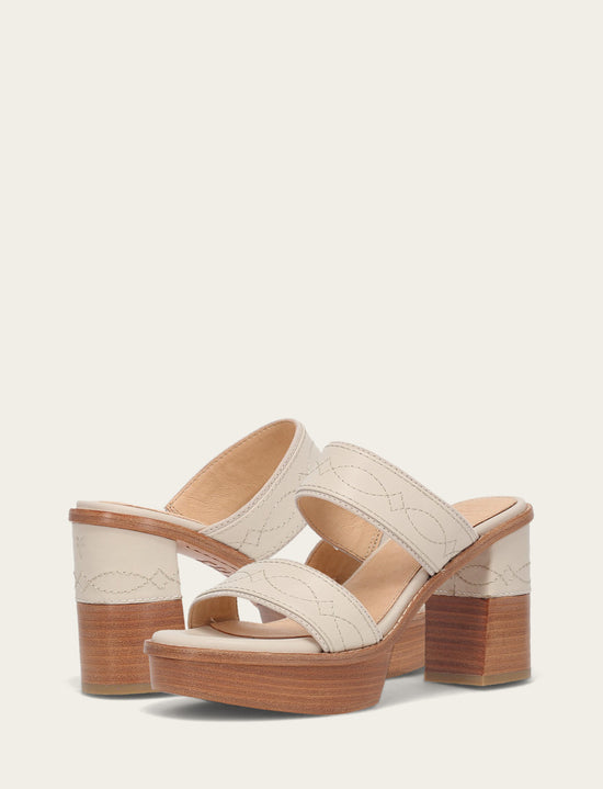 Women's Ivory Pipa Woodstock 2 Band Platform Sandals | The Frye Company