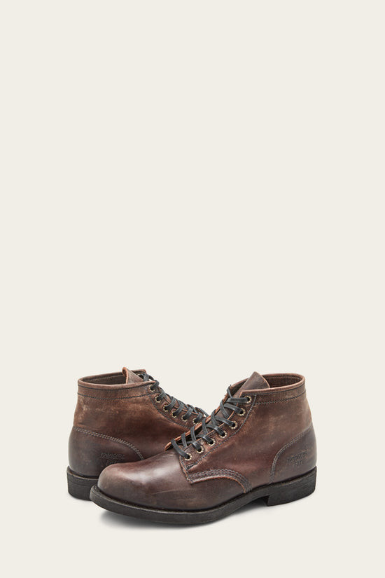 Men's Dark Brown Prison Boots | The Frye Company