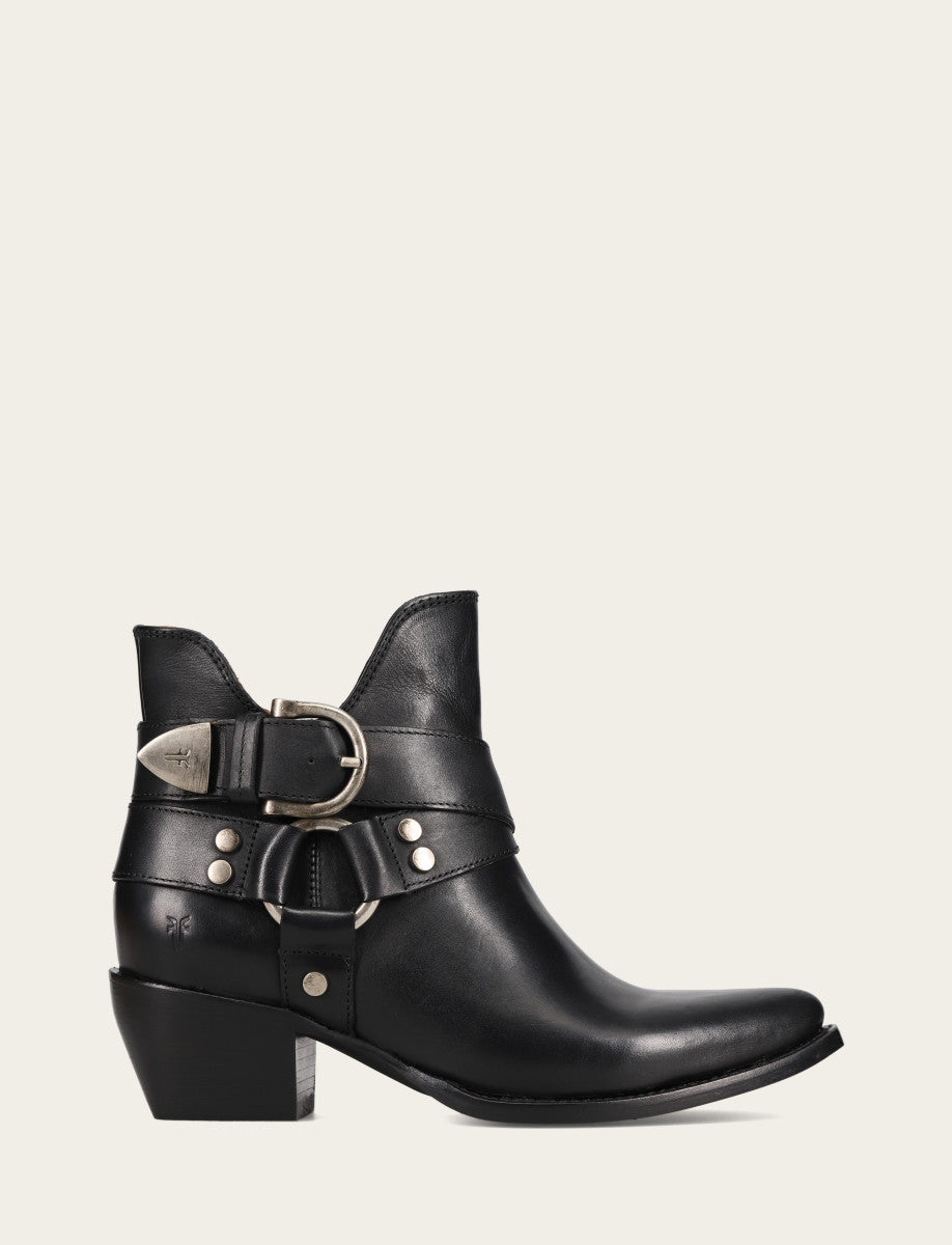 Women’s Black Sacha Multi-Strap Ankle Booties | The Frye Company