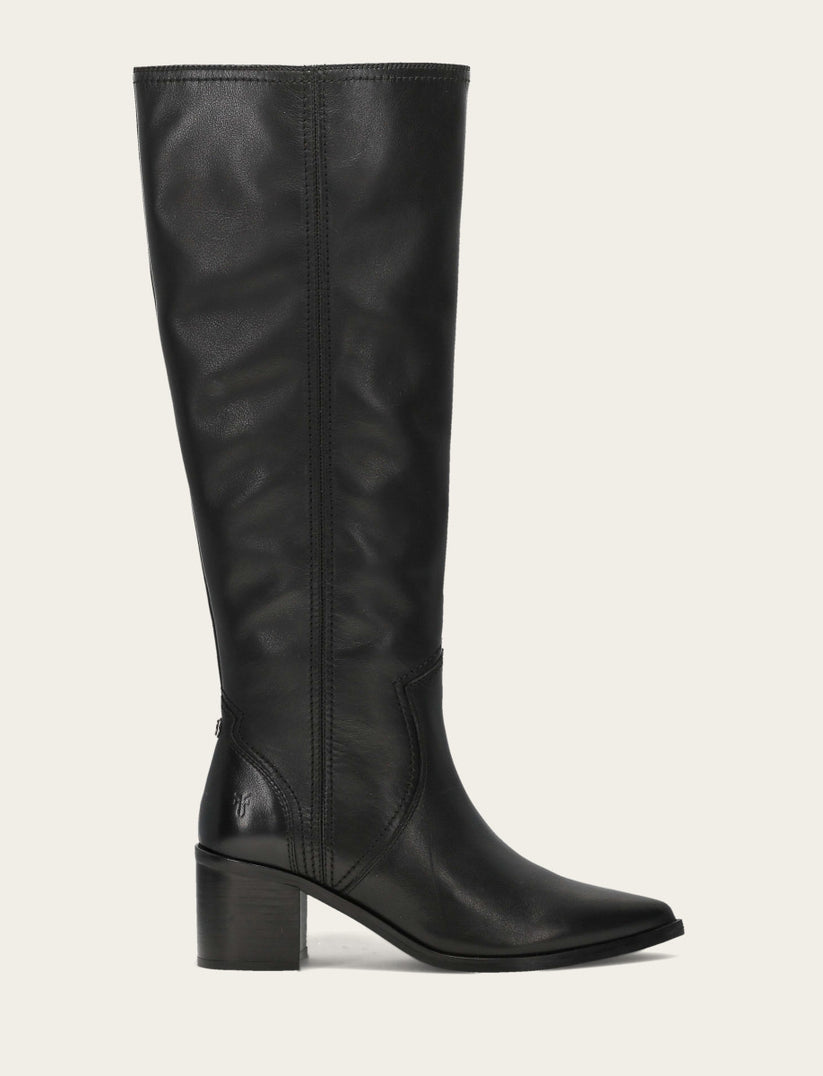 Women's Black Sadie Softy Tall Wide Calf Boot | The Frye Company